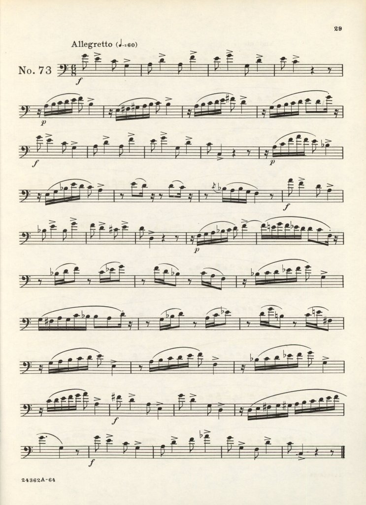 The elusive “Rochut No. 1 and No. 73” – The Last Trombone – Douglas Yeo